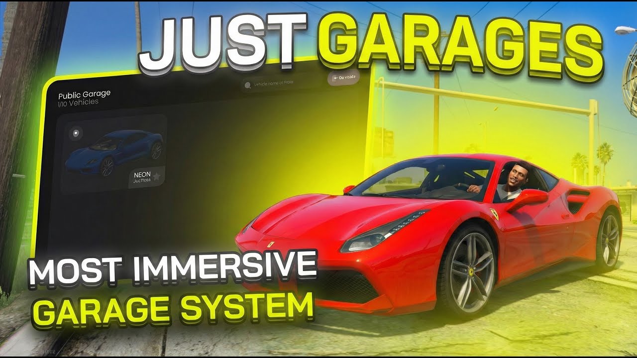 JustGarages | Garage Creator Included | Impound system [All Frameworks]
