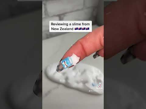 Reviewing SLIME from NEW ZEALAND ๐ณ๐ฟ ๐ฑ #shorts #slime