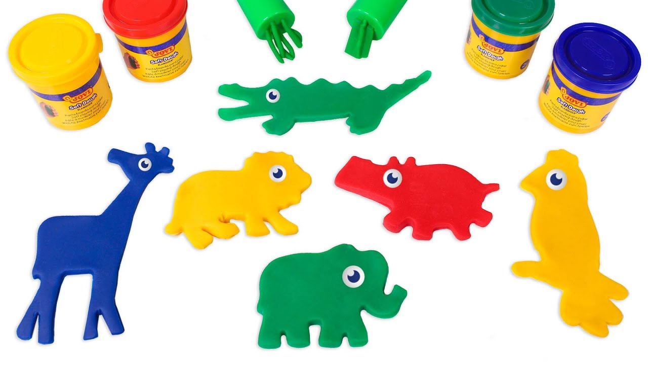 JOVI Los ANIMALES de LA SELVA 🦁🌴🐘 Manualidades para niños