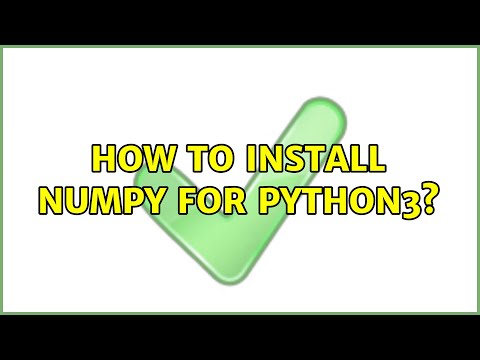 Ubuntu: How to install numpy for python3? (2 Solutions!!)