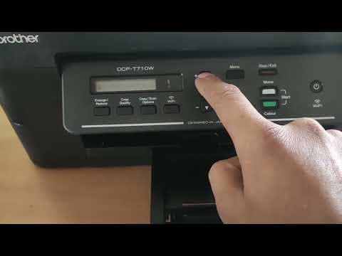 HOW TO MASTER HEAD CLEANING OF BROTHER PRINTER DCP T310 T510 T710 MAINTENANCE MODE ENTER