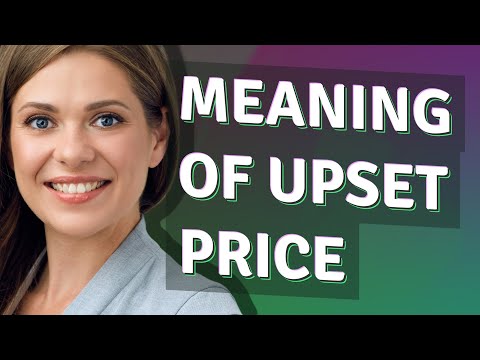 Upset price | meaning of Upset price