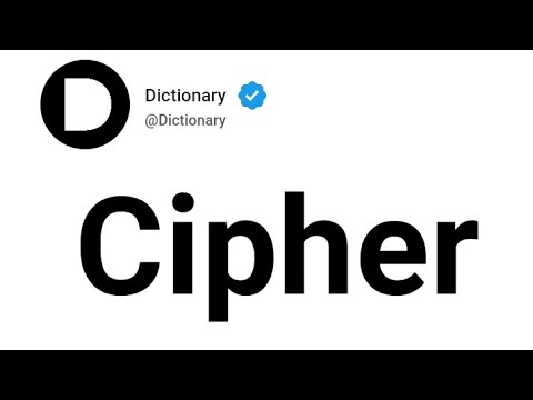 Cipher Meaning In English