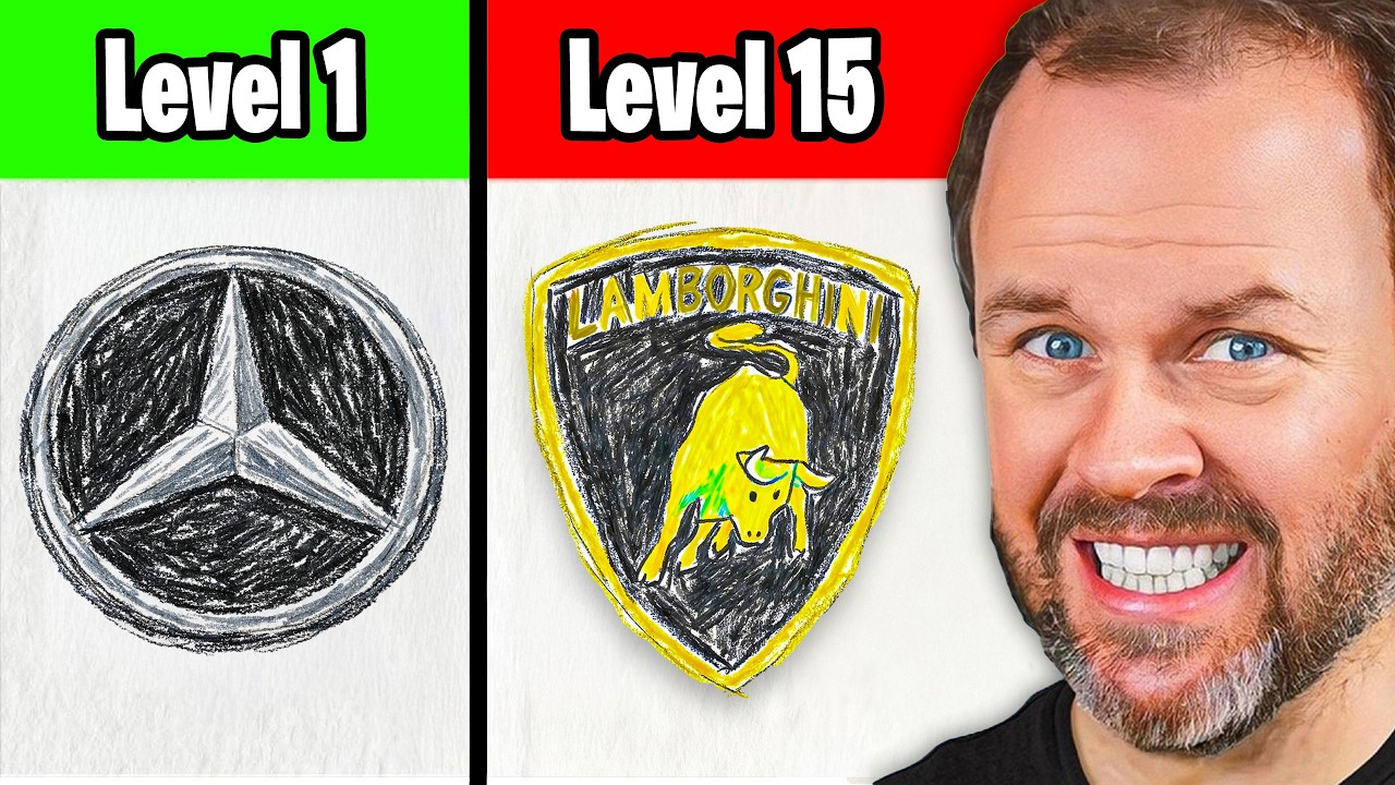 Drawing Car Logo's From Memory But They Get Harder!