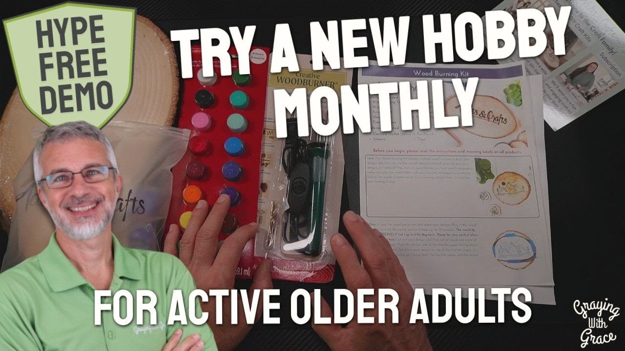 Monthly Craft Subscription Box for Seniors - Close Look at Adults & Crafts Crate
