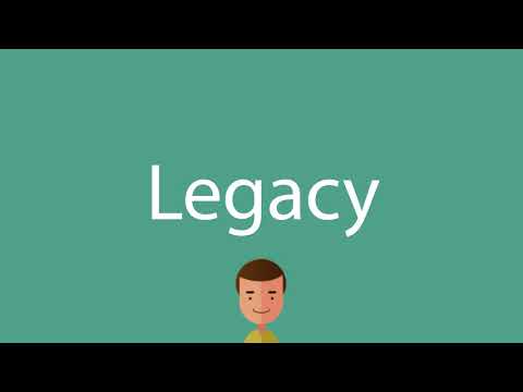 Legacy pronunciation