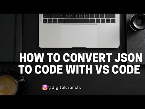 How to Convert JSON to Code with VS code 🔥🔥