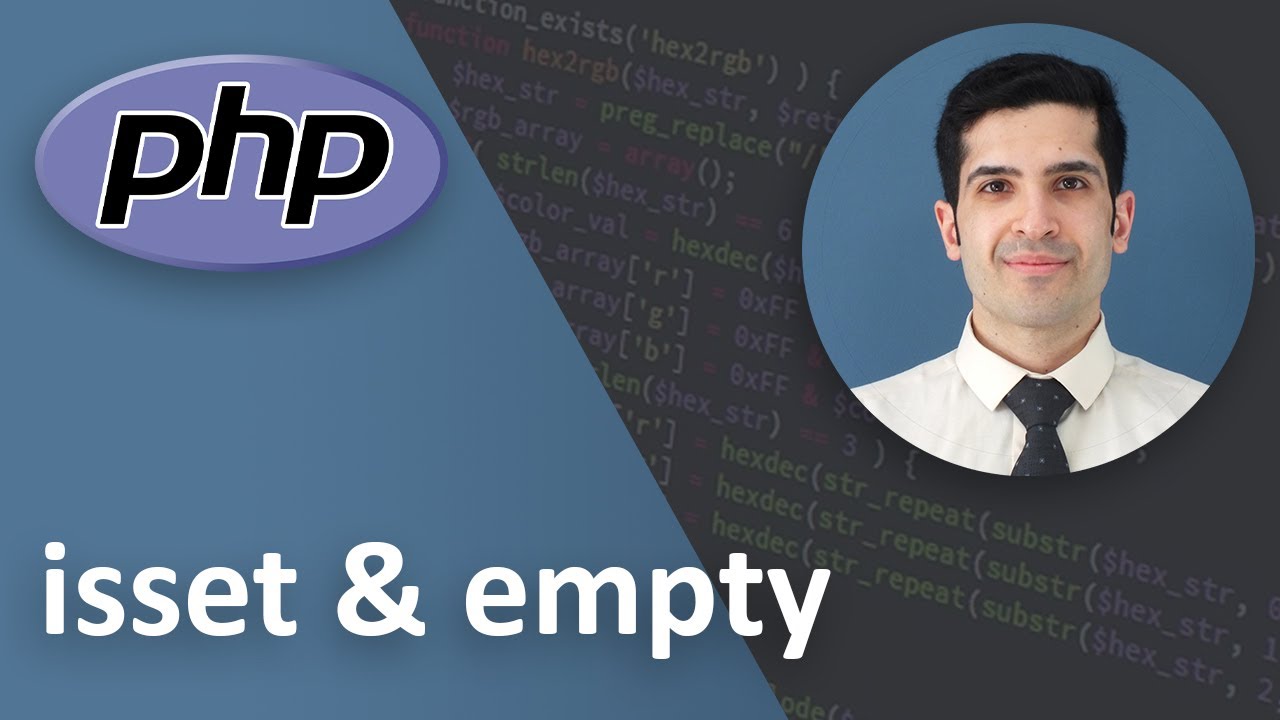 isset and empty in PHP - PHP Tutorial Beginner to Advanced