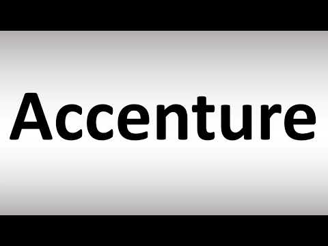 How to Pronounce Accenture