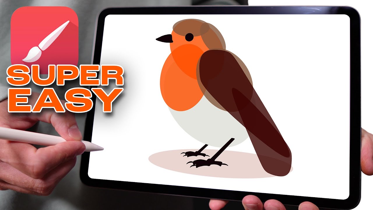 Robin tutorial in infinite painter – Kipzis brushes