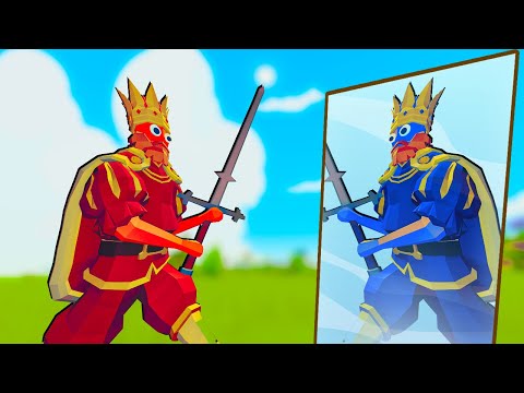 TABS - Can We Use The MIRROR CHALLENGE to Beat the Campaign in Totally Accurate Battle Simulator?!
