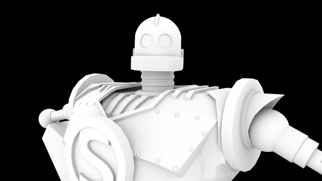 Iron Giant 3D Model - Autodesk Maya