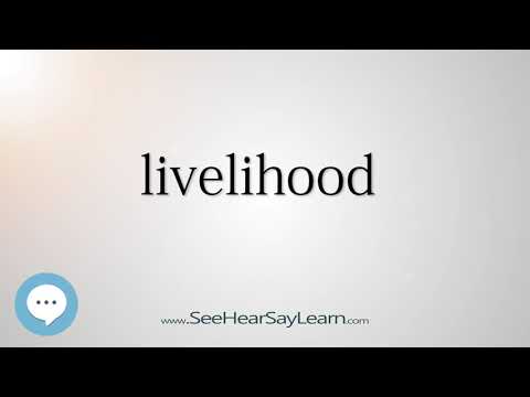 livelihood 5,000 SAT Test Words and Definitions Series 🔊