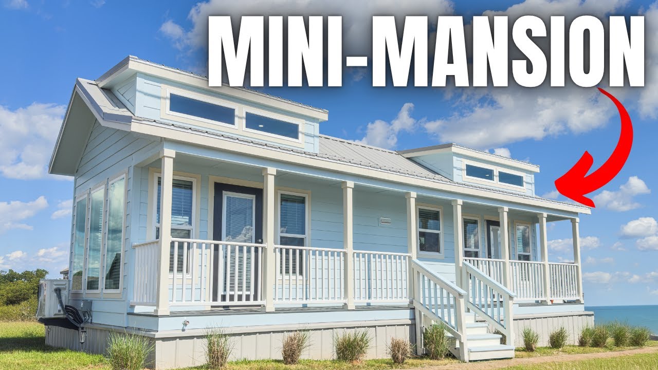 JUST SETUP! VERY INTERESTING tiny house/park model you have to see! Prefab House Tour