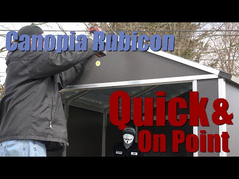 Palram Canopia Rubicon 6x8 Shed Assembly 6'x8' Storage Setup 6Ft x 8Ft Plastic Polycarbonate Build