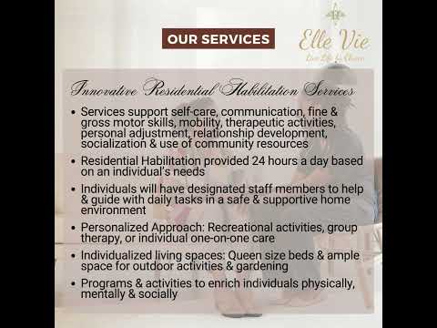 Discover Our Services #ElleVie #Disabilities