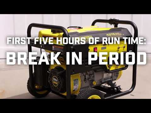 Champion Tip 82 - Break-In Period