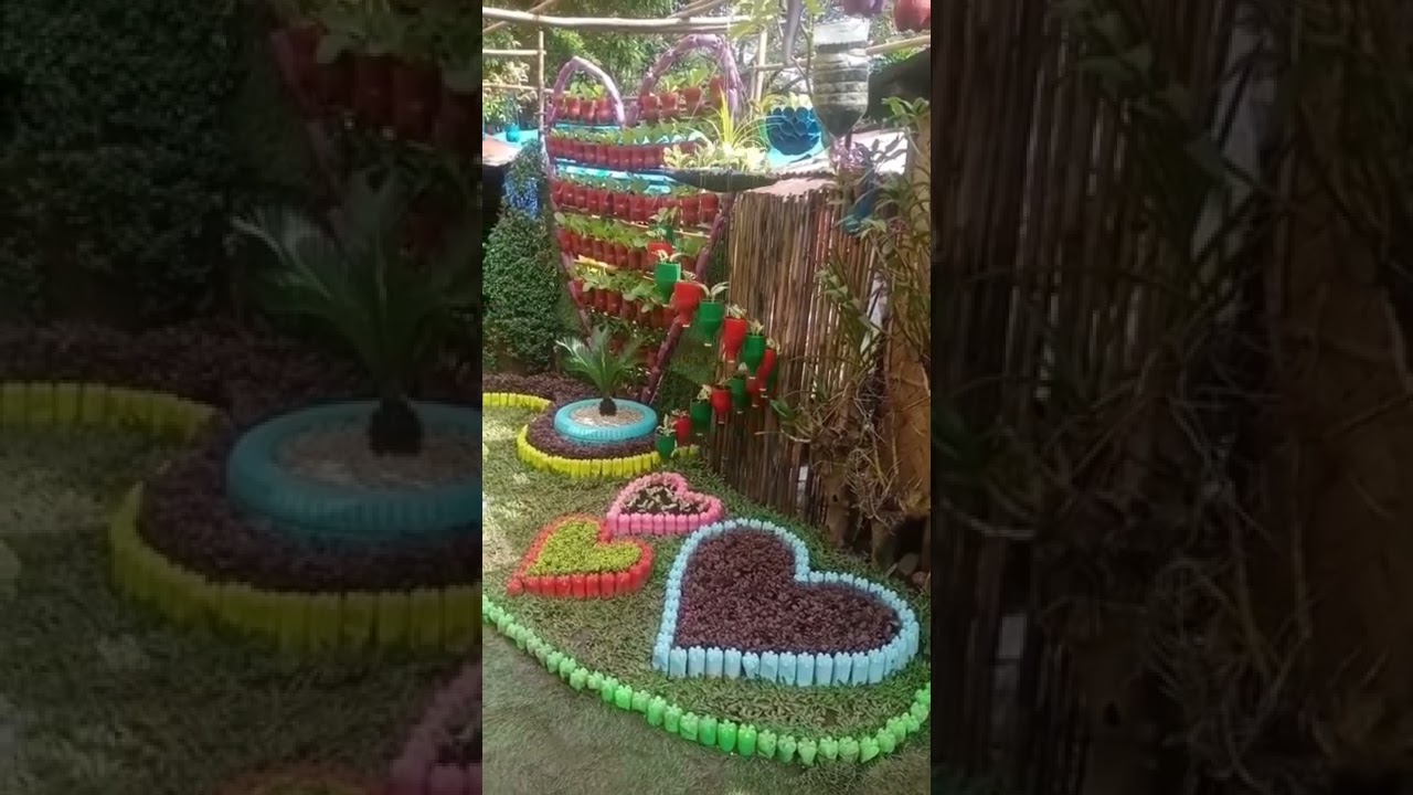 Empty plastic bottle , Garden design #amazing #empty #recycle #unique #shorts