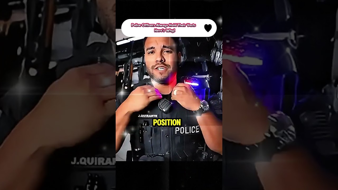 Police Officers Always Hold Their Vests - Heres Why!