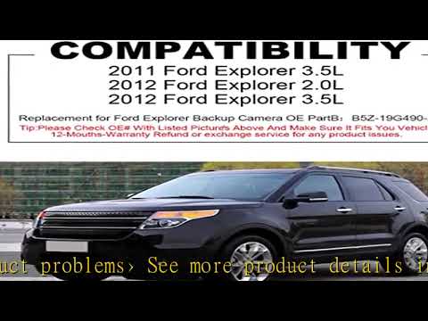 Dasbecan Backup Camera Replacement Compatible with Ford Explorer 2011 2012 2013 2014 2015 Replaces