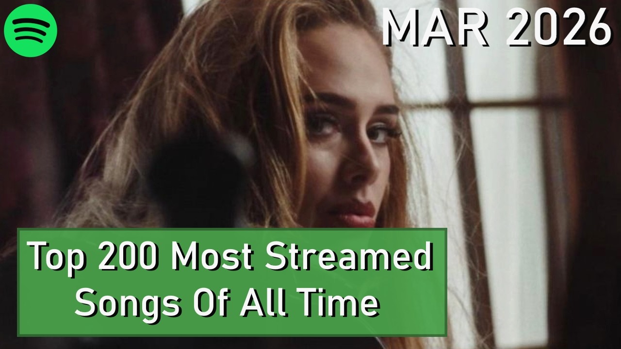 Top 200 Most Streamed Songs Of All Time
