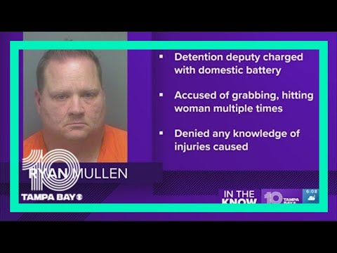 Longtime Pinellas County detention deputy charged with domestic battery