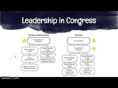 AP Gov U8 Congressional Leadership