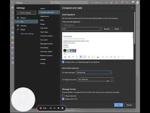 How to create email signatures in Outlook 365