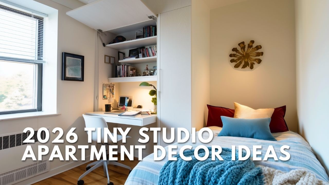 2026 Tiny Studio Apartment Decor Ideas That Save Space and Look Stunning