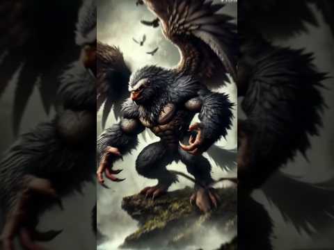 Ai hybrid animal generator video to image of gorilla and eagle #ai #aiart #animals #shorts