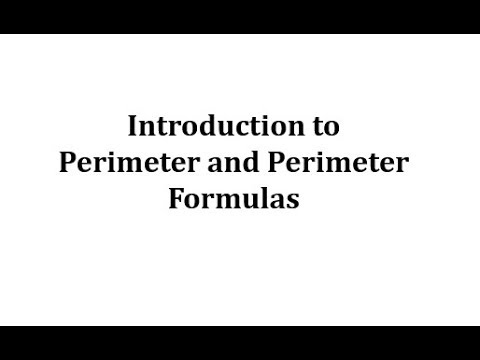 Introduction to Perimeter and Perimeter Formulas | Math Help from ...