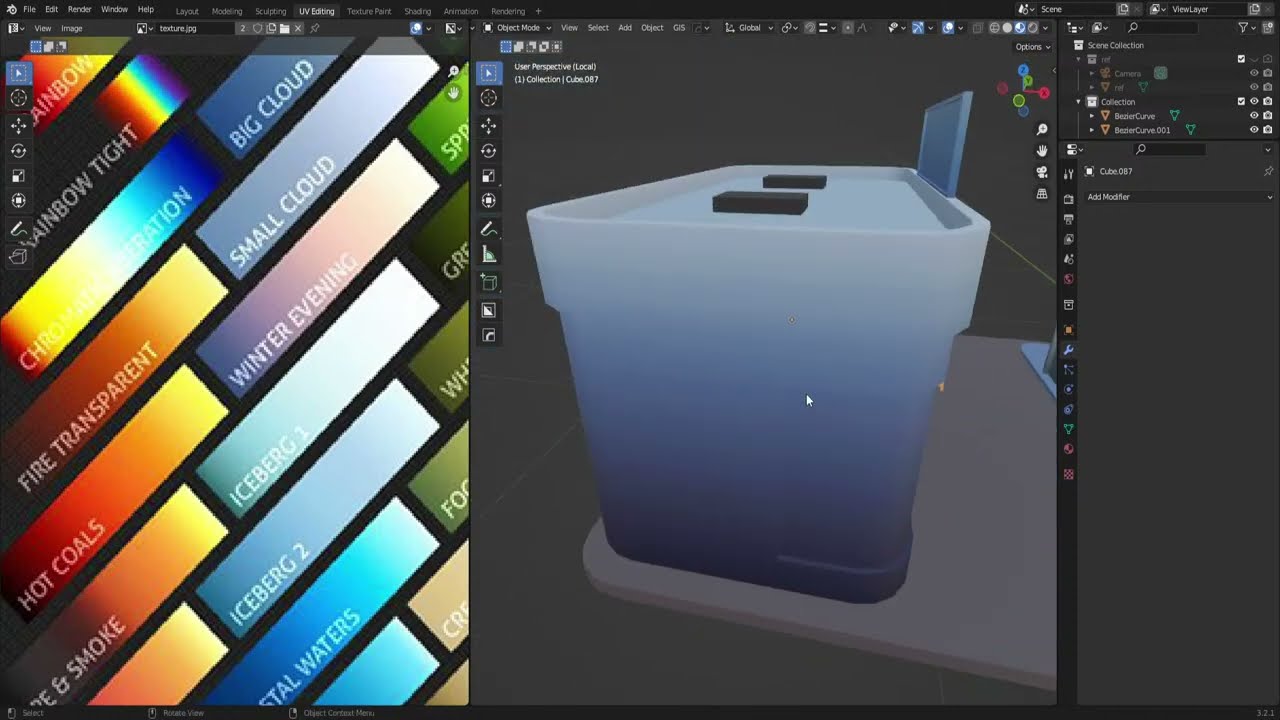 Blender modeling hyper casual games assets