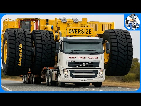 Mega Transport - Extreme Dangerous Big Logging Wood Truck Driving Skill - Heavy Equipment Fails