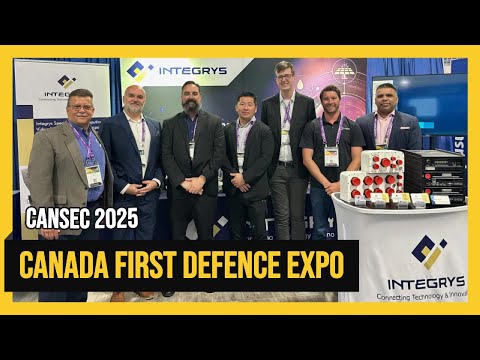 Integrys Showcasing Advanced Military Technology at CANSEC 2025, Ottawa | We believe in Canada First
