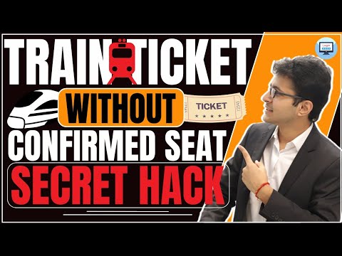 How to travel in train without confirmed ticket? 🤩😱 Secret hack #shorts