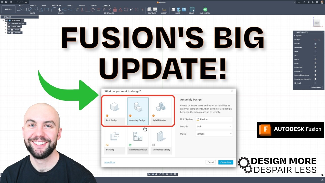 Fusion's BIGGEST Update Yet: Part Design & Assembly Design Explained