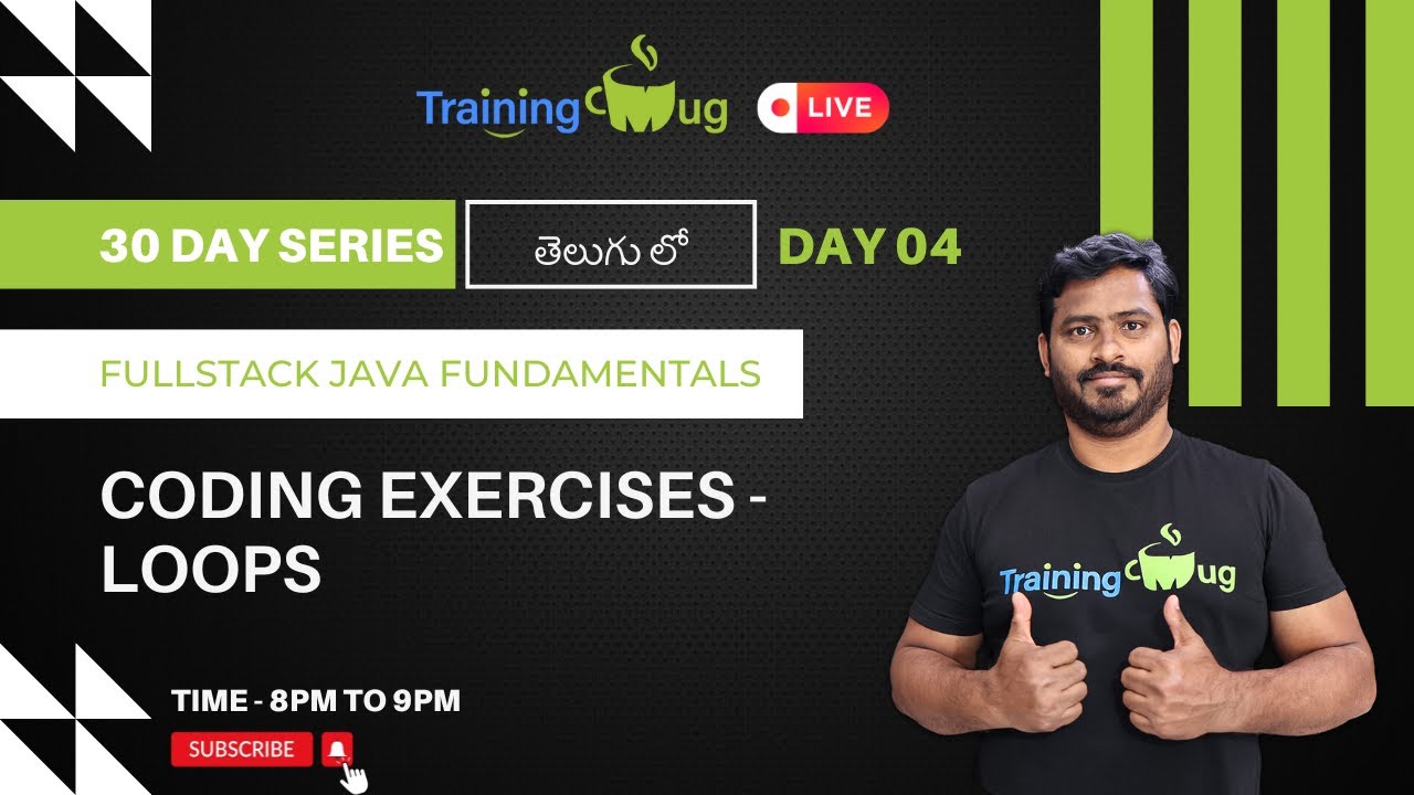 Day 4 - Java Coding Questions - Loops (Java)