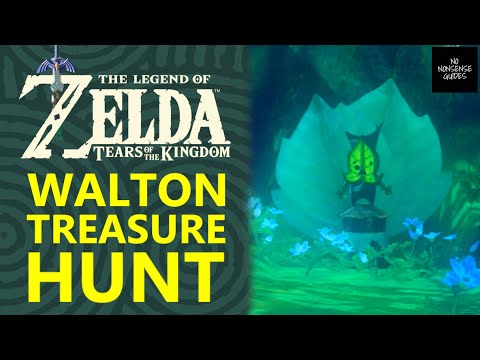 Walton's Treasure Hunt in Zelda Tears of Kingdom - Forest Dweller's Sword, Spear & Shield Locations