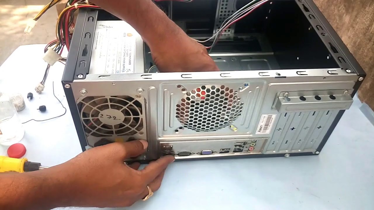 How to Make or Assemble Desktop CPU Step by Step At Home | How to Build a Computer with used Parts