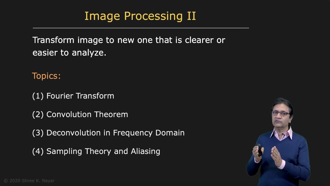 Overview | Image Processing II