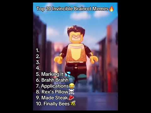 Top 10 Invincible Brainrot Memes🔥 #invincible #memes #shorts