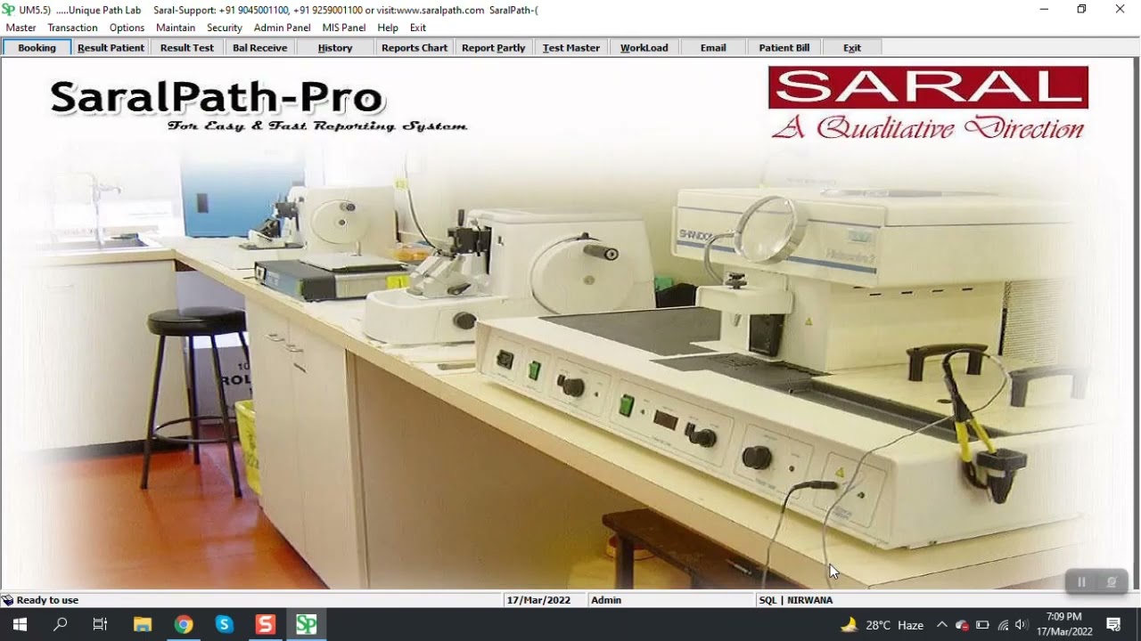 Saral-Path Version UM5.5 Demonstration