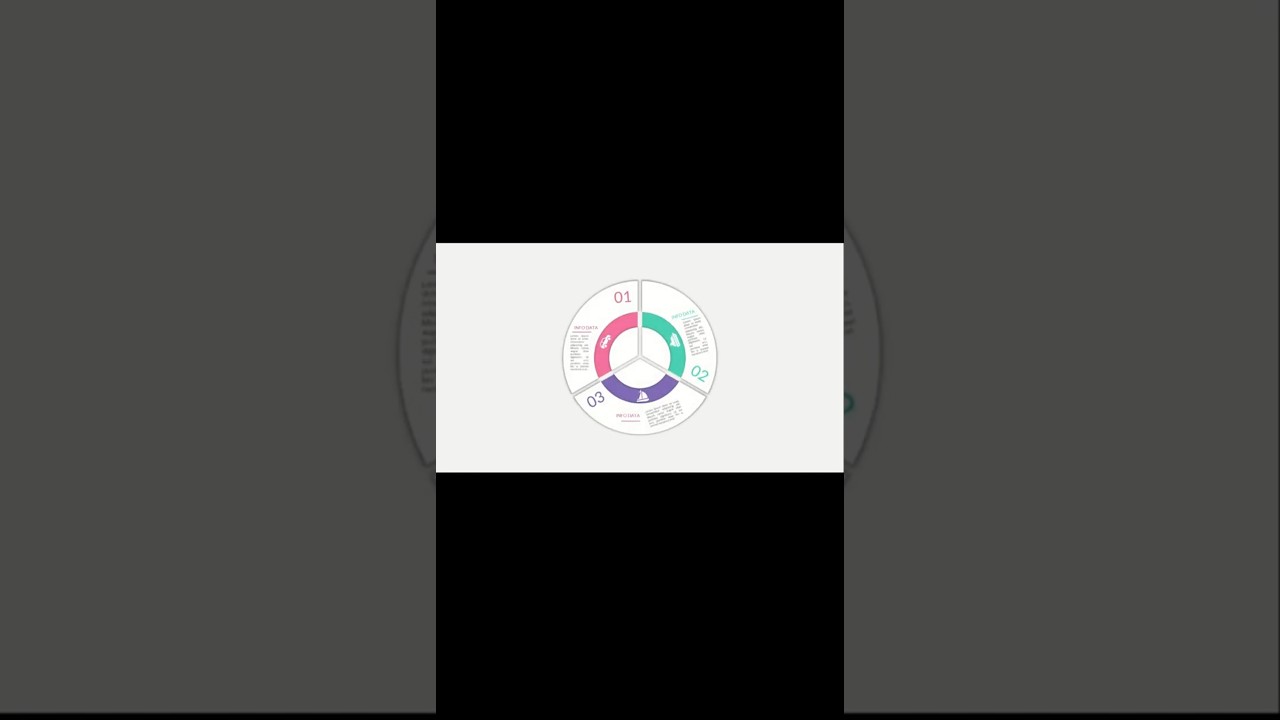 PowerPoint Circular Infographic Design | Fragment & Zoom Animation Tutorial