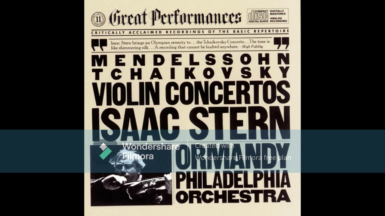Mendelssohn/Tchaikovsky ~ Violin Concertos - (cond. Ormandy) - 1958