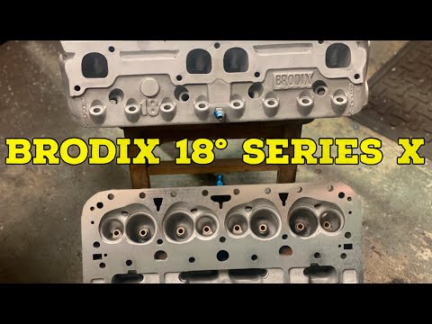Milling Cylinder Heads - 18° Brodix Series X