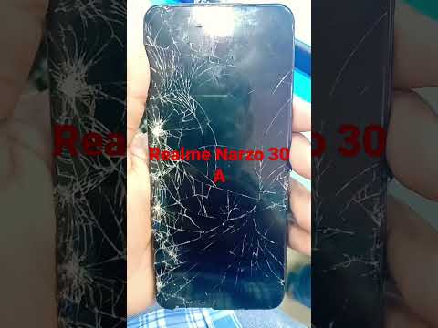 realme narzo 30 a display replace