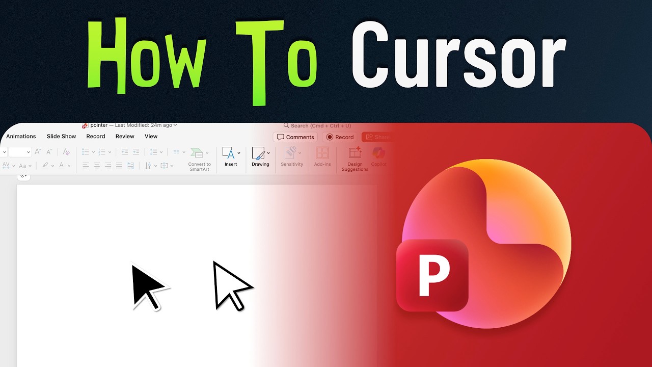 The Cursor / Pointer for PowerPoint Tutorial (Free Template)