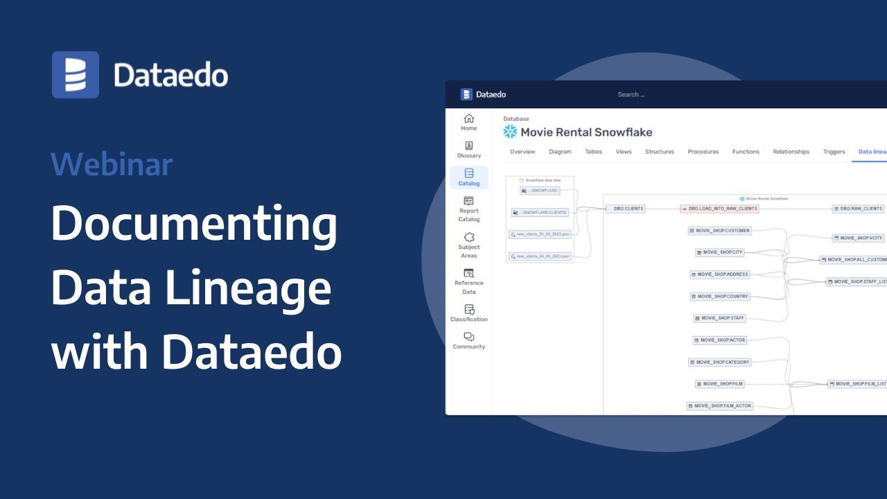 Document your Data Lineage with Dataedo