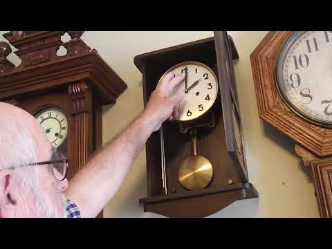 Antique Junghans Bim-Bam Chime Wall Clock