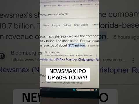 Newsmax IPO up 60% today!